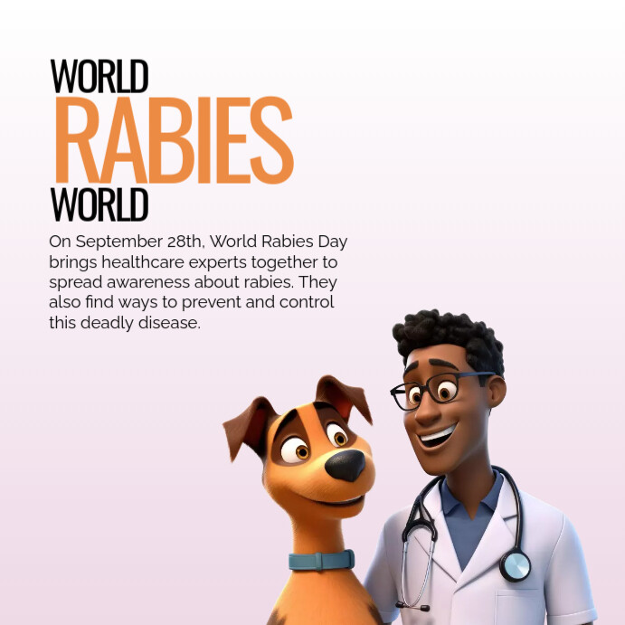 Copy of World Rabies Day Instagram Post | PosterMyWall