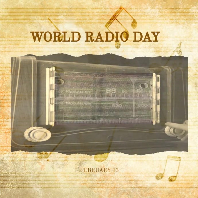 world radio day Template | PosterMyWall
