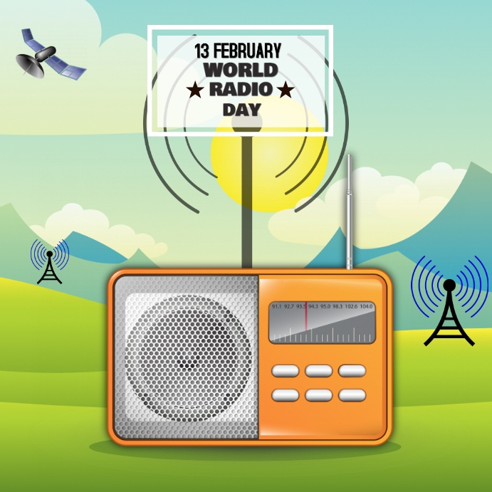 World Radio Day Template | PosterMyWall