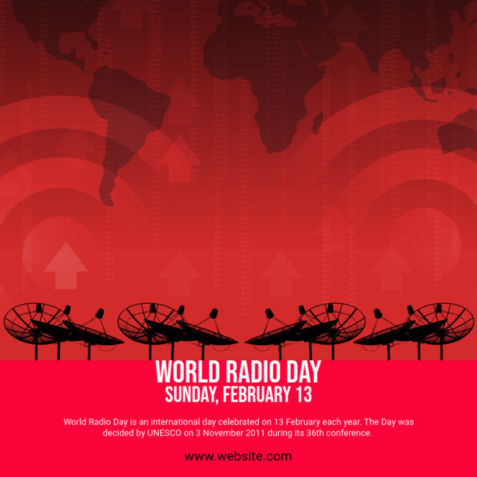 World Radio Day Template | PosterMyWall
