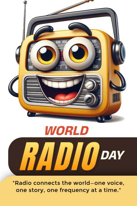 Copy of World radio day | PosterMyWall