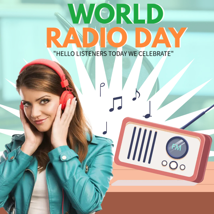 World Radio Day Event Template | PosterMyWall