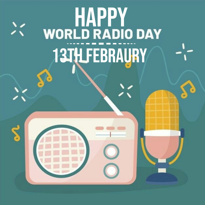 World radio day instagram post Template | PosterMyWall