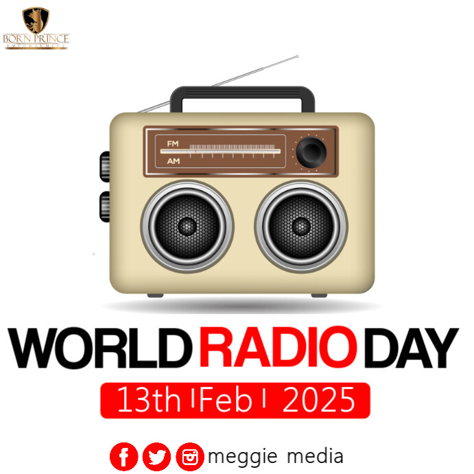 Copy of World Radio Day Instagram Post | PosterMyWall