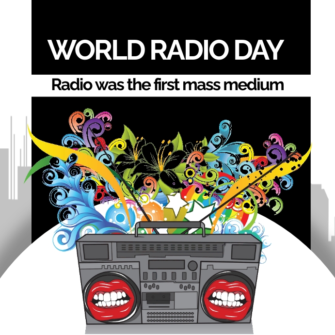 Plantilla de WORLD RADIO DAY POSTER (1) | PosterMyWall