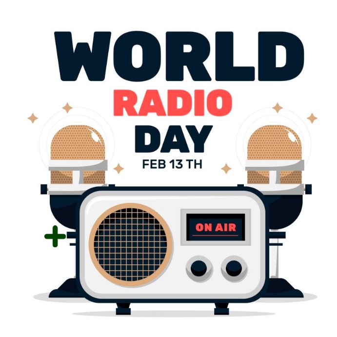 World radio day poster design template | PosterMyWall