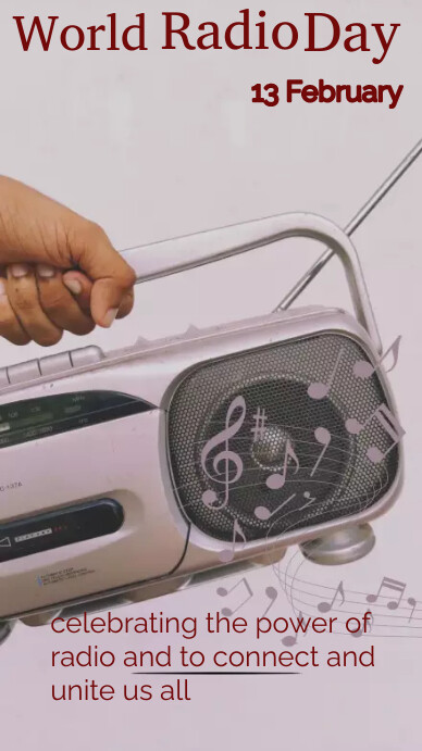 World radio day template design | PosterMyWall