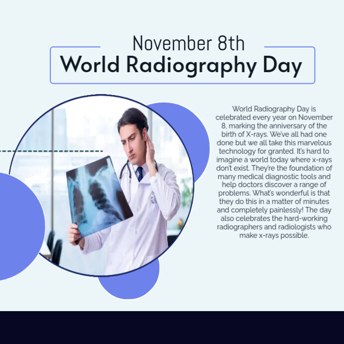 world radiography day Template | PosterMyWall