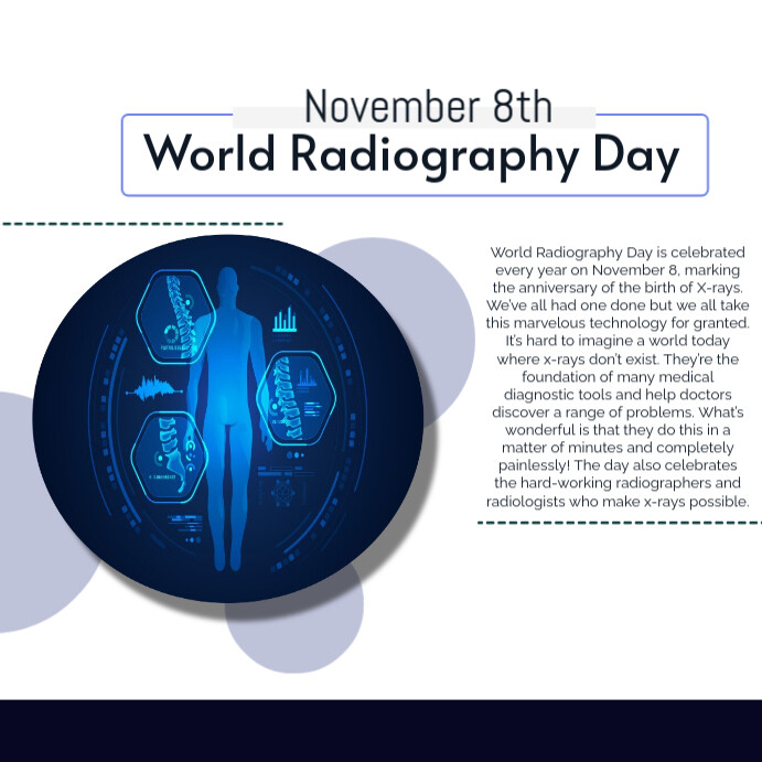 Copy of world radiography day | PosterMyWall