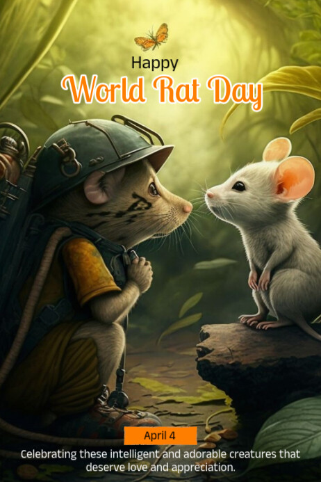 Copy of World rat day | PosterMyWall