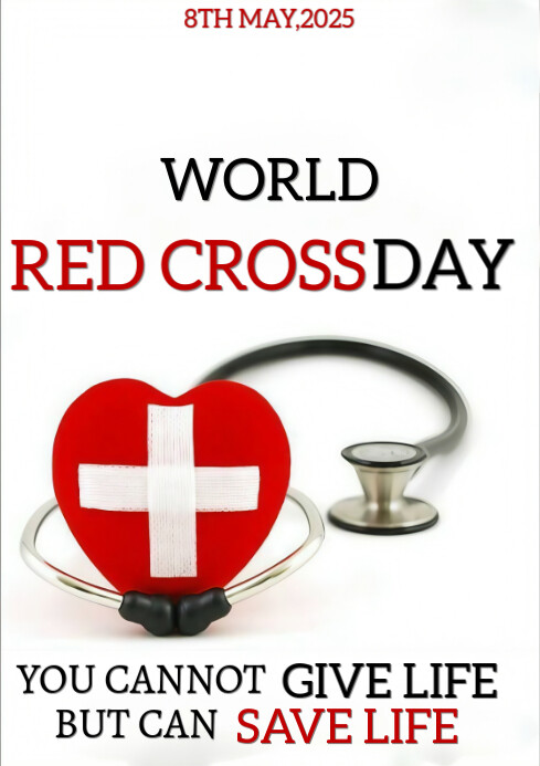 World Red Cross Day Design Template | PosterMyWall
