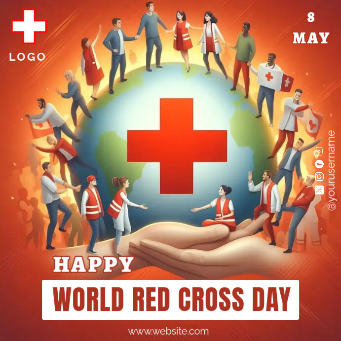 World Red Cross Day Template | PosterMyWall
