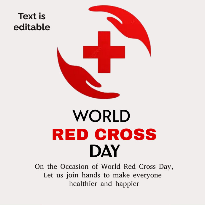 Plantilla de World Red Cross Day Template | PosterMyWall