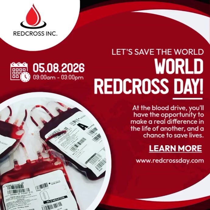 WORLD REDCROSS DAY Template | PosterMyWall