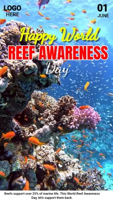World Reef Awareness Day Template | PosterMyWall