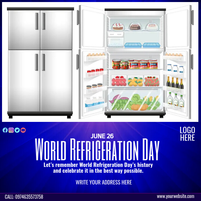 World Refrigeration Day Template | PosterMyWall