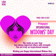 International Widows Day Post Template | PosterMyWall