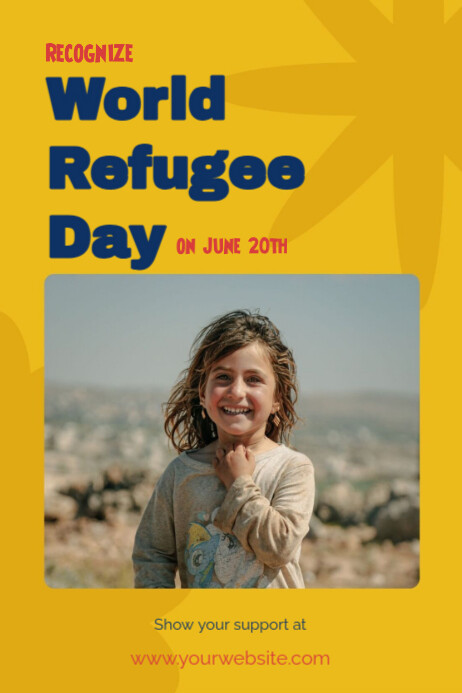 Copy of World Refugee Day Accessible Poster Design | PosterMyWall