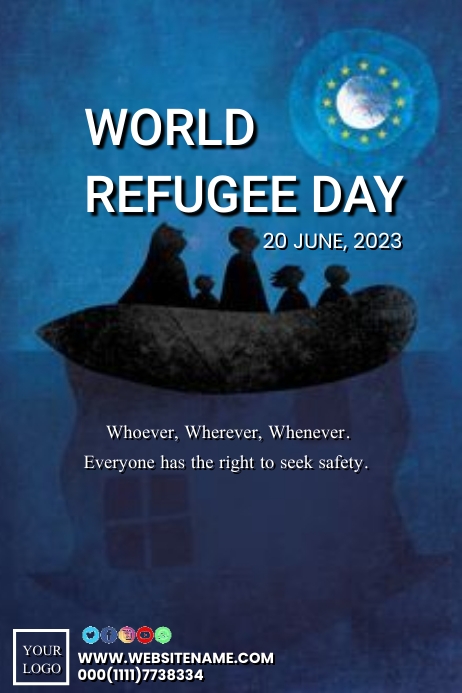 Plantilla de World refugee day | PosterMyWall