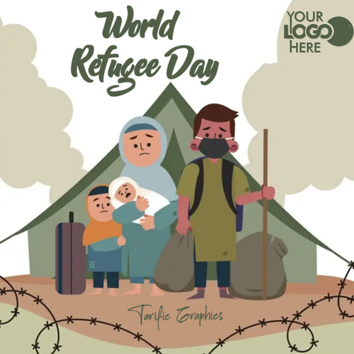 world refugee day Template | PosterMyWall