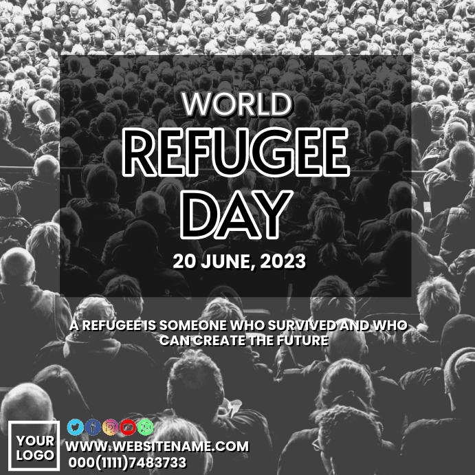 Copy of World refugee day | PosterMyWall