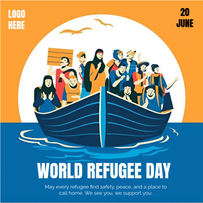 Copy of World Refugee Day | PosterMyWall