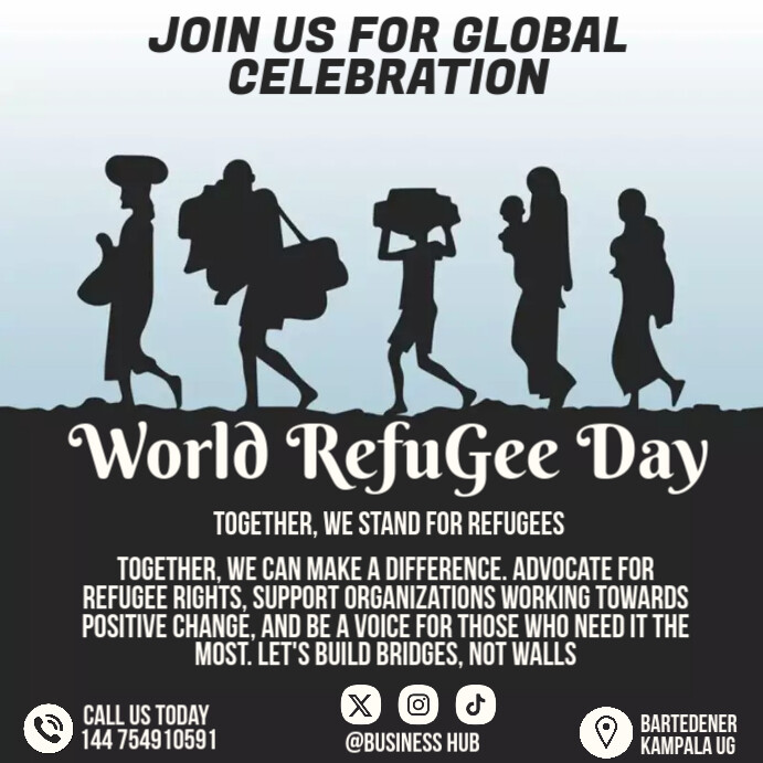 World Refugee Day Template Postermywall