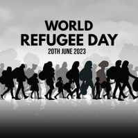 world refugee day poster Template | PosterMyWall