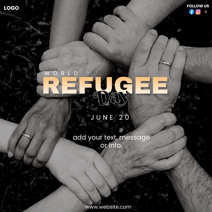 Copy of WORLD REFUGEE DAY TEMPLATE | PosterMyWall