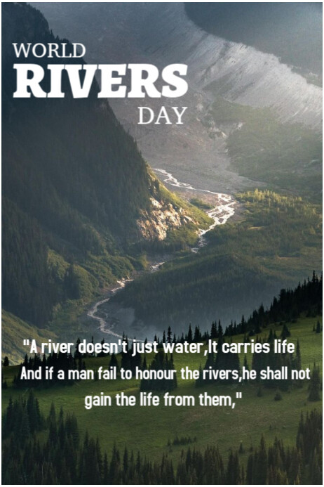 World river day Template | PosterMyWall