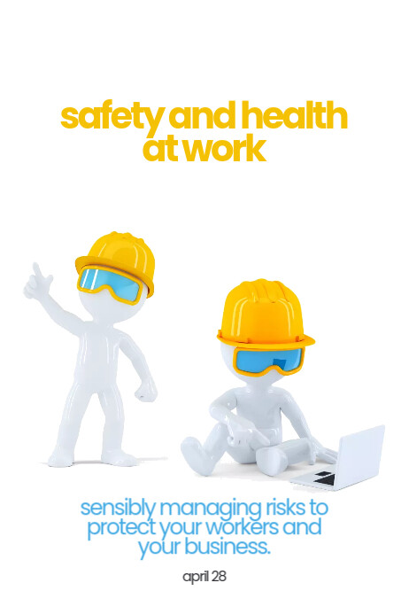 World Safety and Health at Work Day Template | PosterMyWall