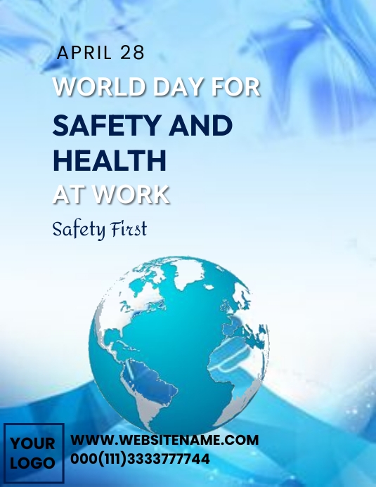 world safety and health at work day Template | PosterMyWall
