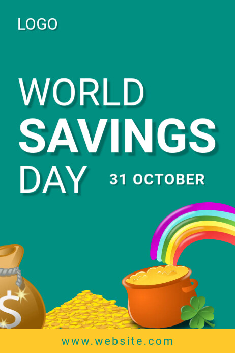 World Savings Day Template | PosterMyWall