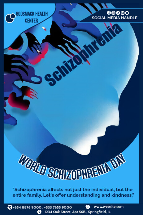 Copy of World schizophrenia day | PosterMyWall