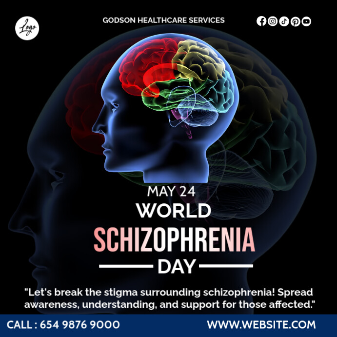 Copy of World schizophrenia day | PosterMyWall
