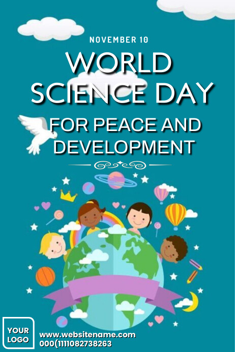 Plantilla de World science day for peace and development | PosterMyWall