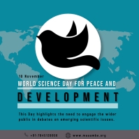 World Science Day for Peace and Development Template | PosterMyWall