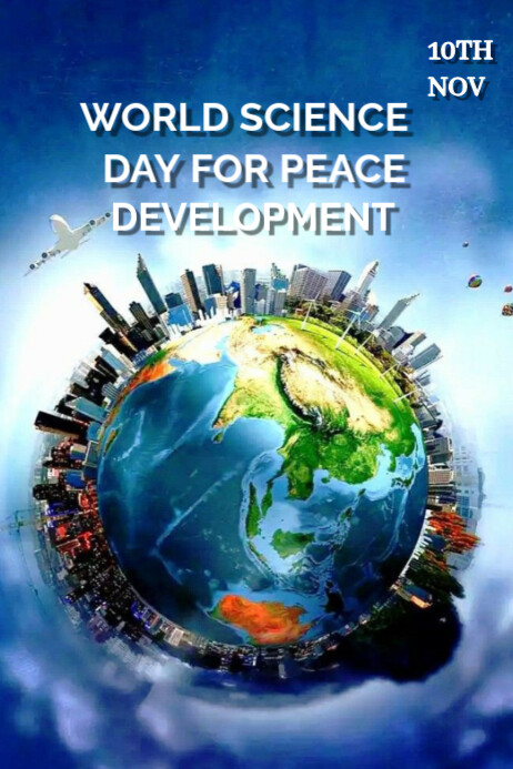 World science day for Peace development 10th November Template ...