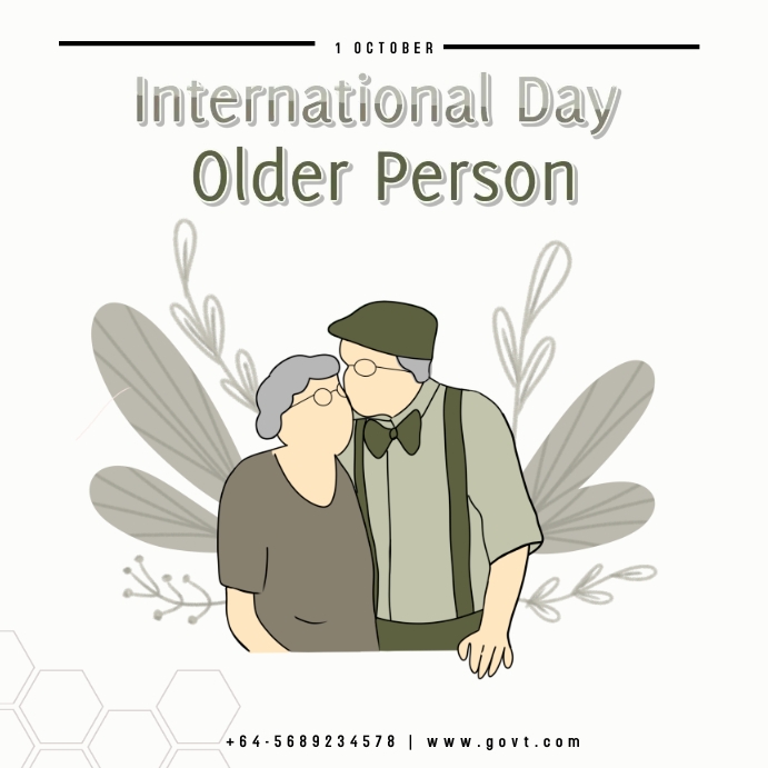 World Senior Citizen Day (1) Template | PosterMyWall