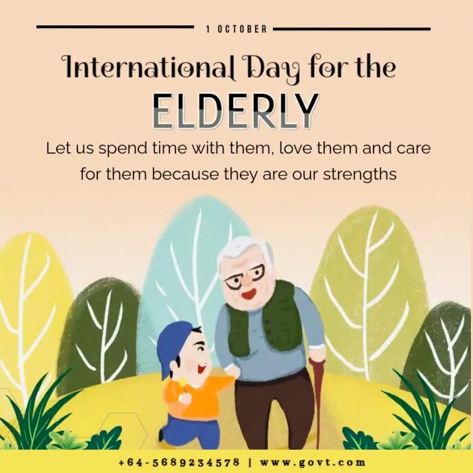 World Senior Citizen Day Template | PosterMyWall