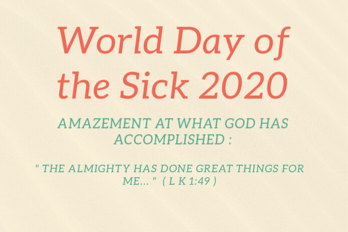 Copy of World Sick Day template | PosterMyWall