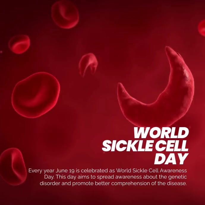World Sickle Cell Day Instagram Post Template | PosterMyWall