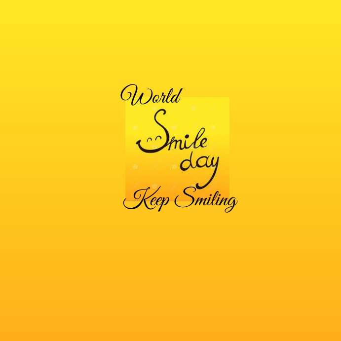 world smile day instagram post Template | PosterMyWall