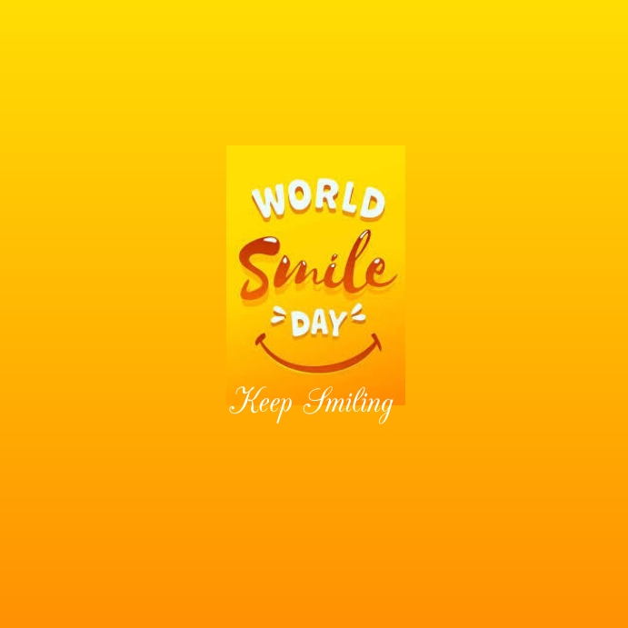 world smile day instagram post Template | PosterMyWall