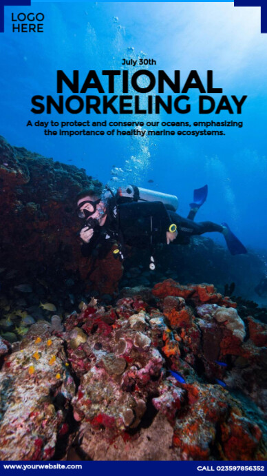 World Snorkeling Day Design Template | PosterMyWall