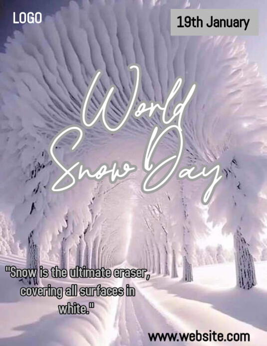 Copy of Snow Day Celebration | PosterMyWall