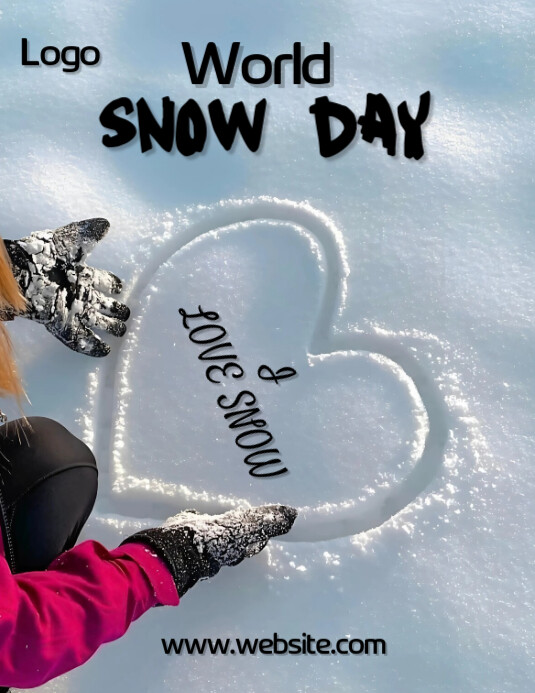 World Snow Day Template | PosterMyWall