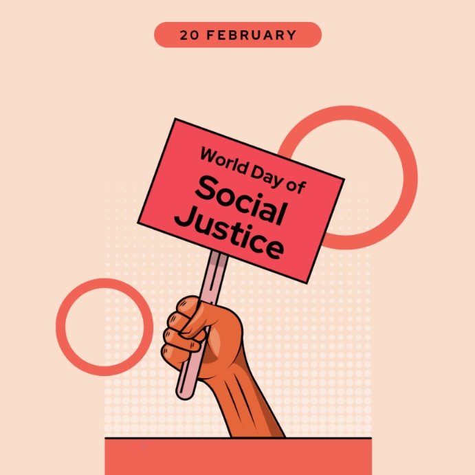World social justice day Template | PosterMyWall