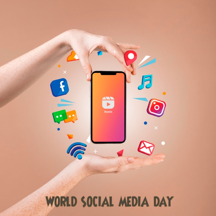Plantilla de World social media day | PosterMyWall