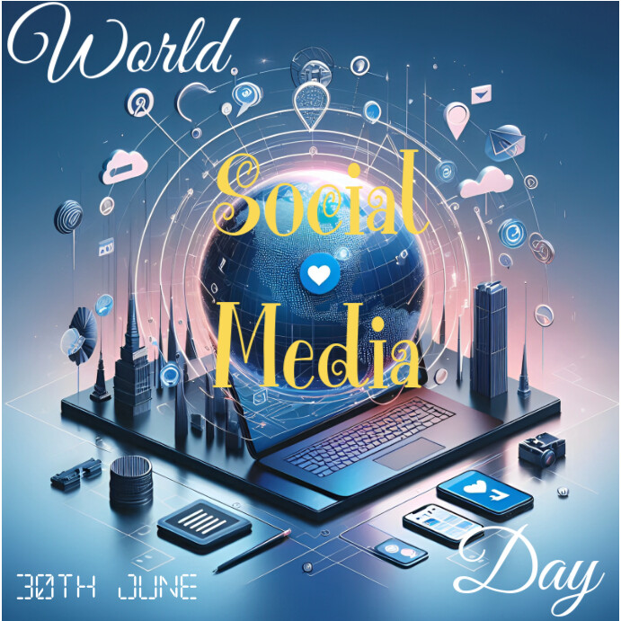 World Social Media Day Template | PosterMyWall
